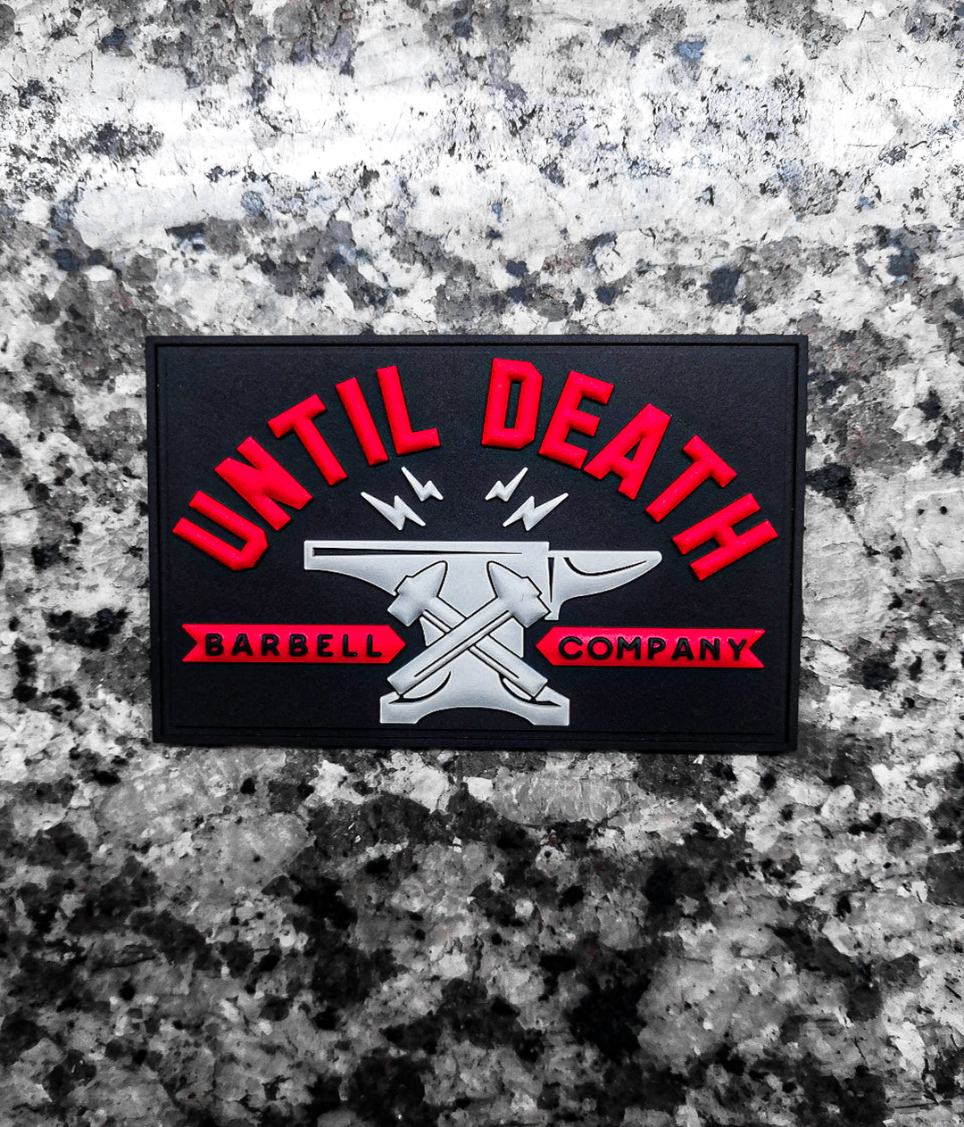 Death Velcro Patch - Until Death Barbell Company